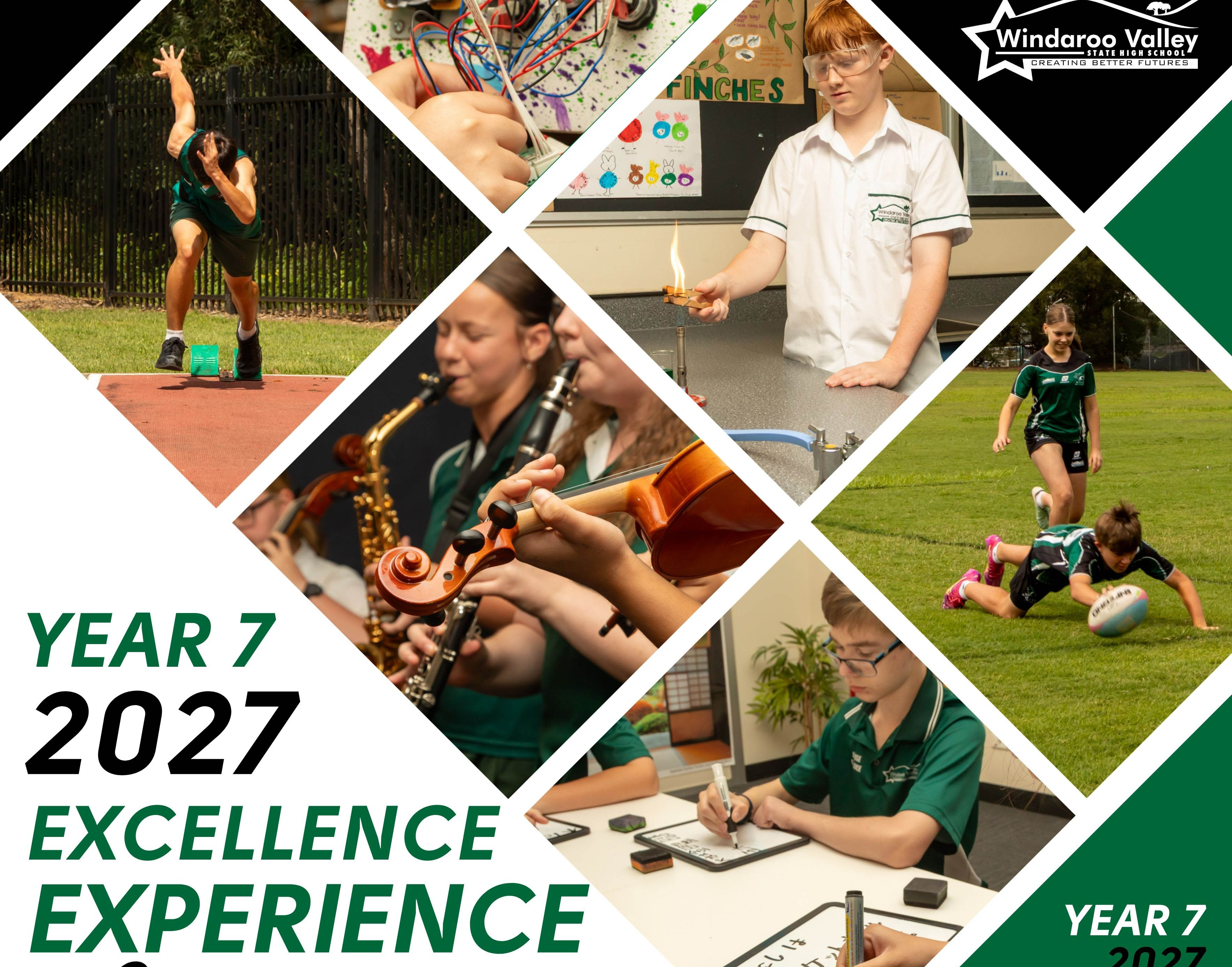 Year 7 2027 Excellence Experience Day and Parent Information Session